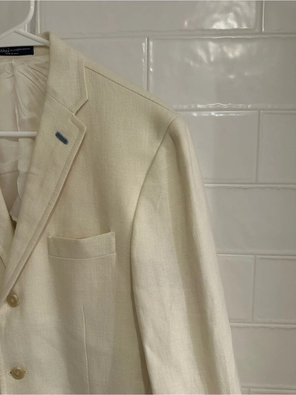Polo Ralph Lauren | Suits & Blazers | Polo Ralph Lauren Ivory Cream ...